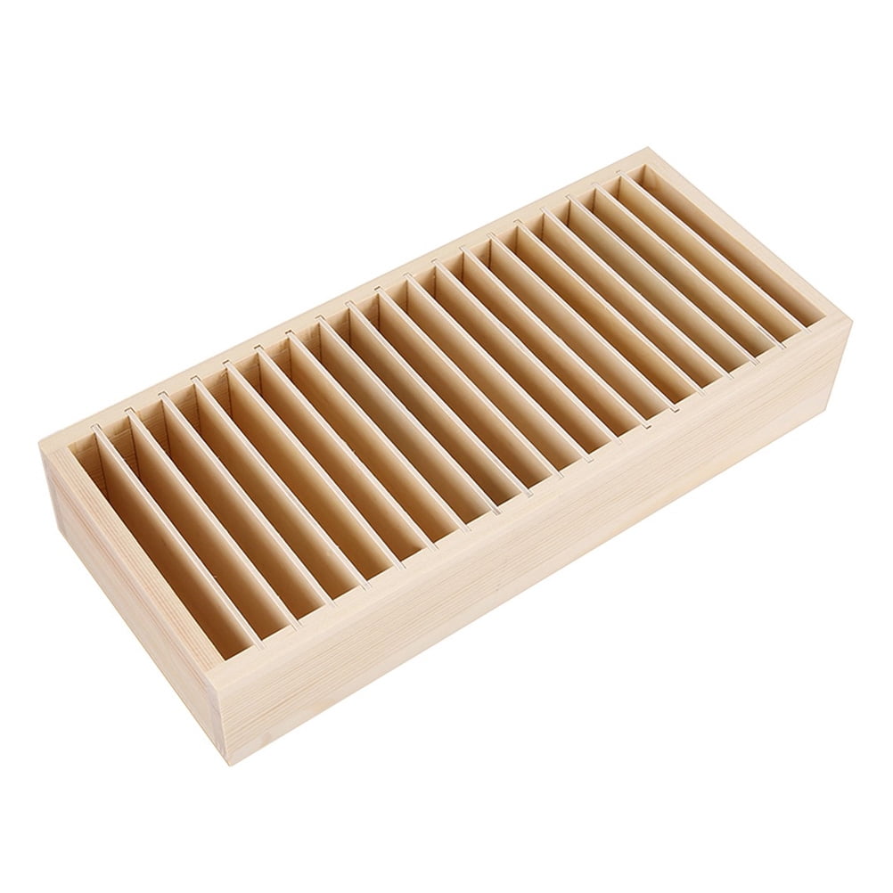 WAXIAYU Wooden Headband Storage Display Box Headdress Organizer ...