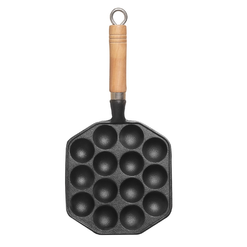 WAXIAYUZ 1pc Takoyaki Pan 14-Hole Poffertjes Mold Pancake Balls Pan ...
