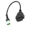 WAXIAYUZ Durable 6 Pin to 16 Pin Adapter Cable Motorcycle Engine Fault ...