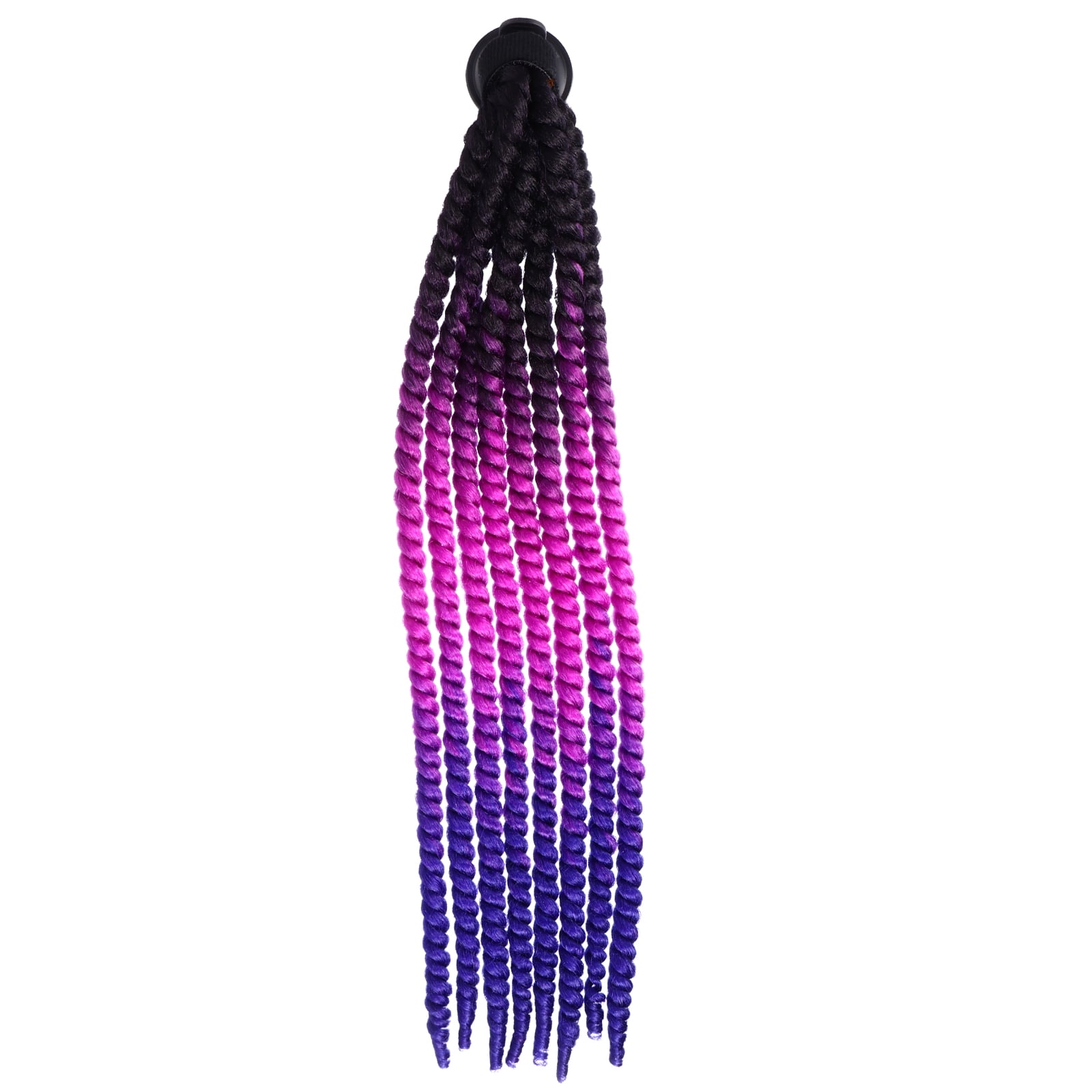WAXIAYUZ Pigtail Gradient Ramp Braids with Suction Cup - Reusable Hair ...