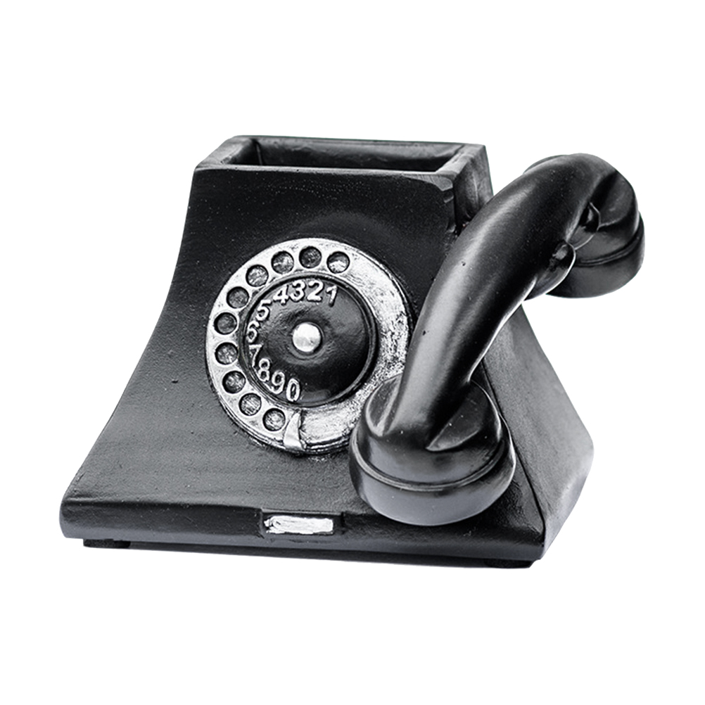 WAXIAYUZ Retro Telephone Plant Pot Resin Figurine for Home Decoration ...