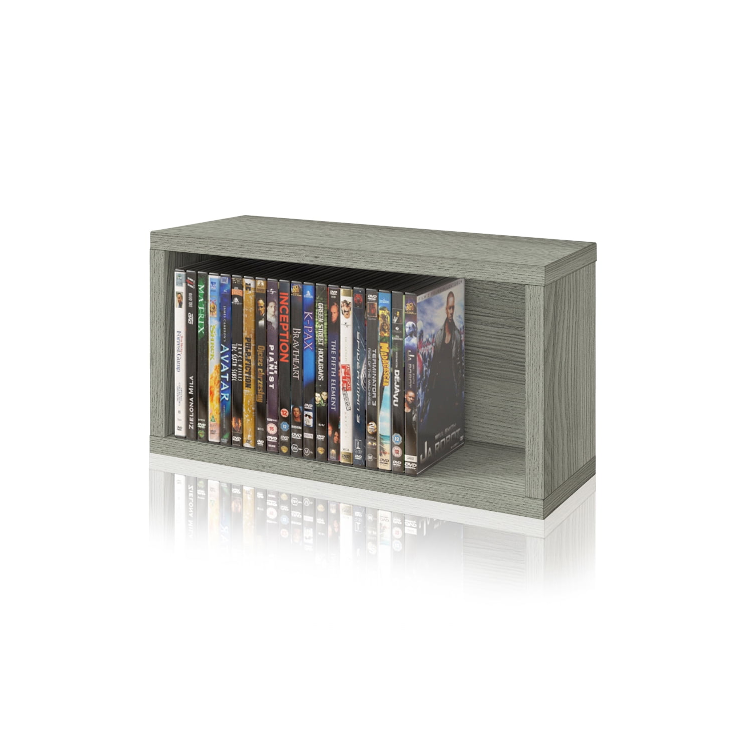 WAY BASICS DVD Rack Organizer - Holds 30 DVDs, BluRay, PS5 Video Games ...