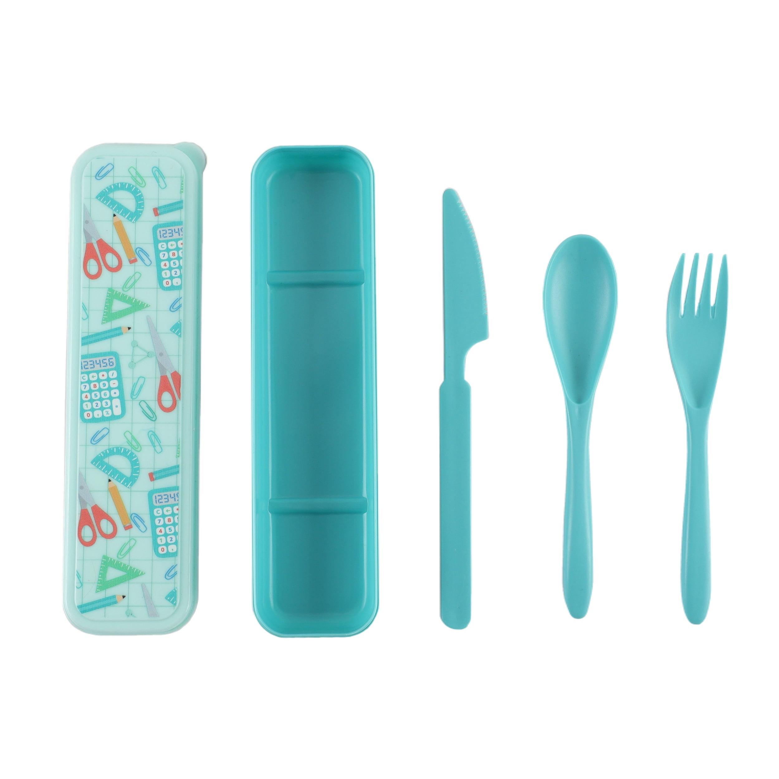 WAY TO CELEBRATE EATING UTENSIL SETS PDQ -TEAL - Walmart.com