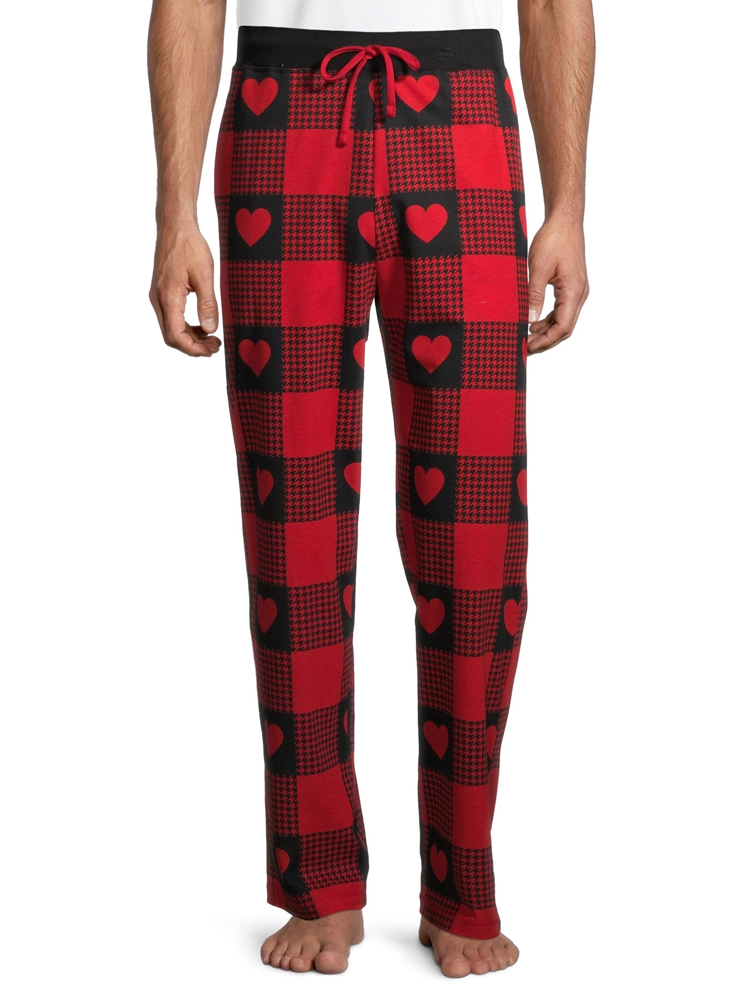 WAY TO CELEBRATE! Plaid Hearts Valentine's Day Weekend Sleep Pants ...