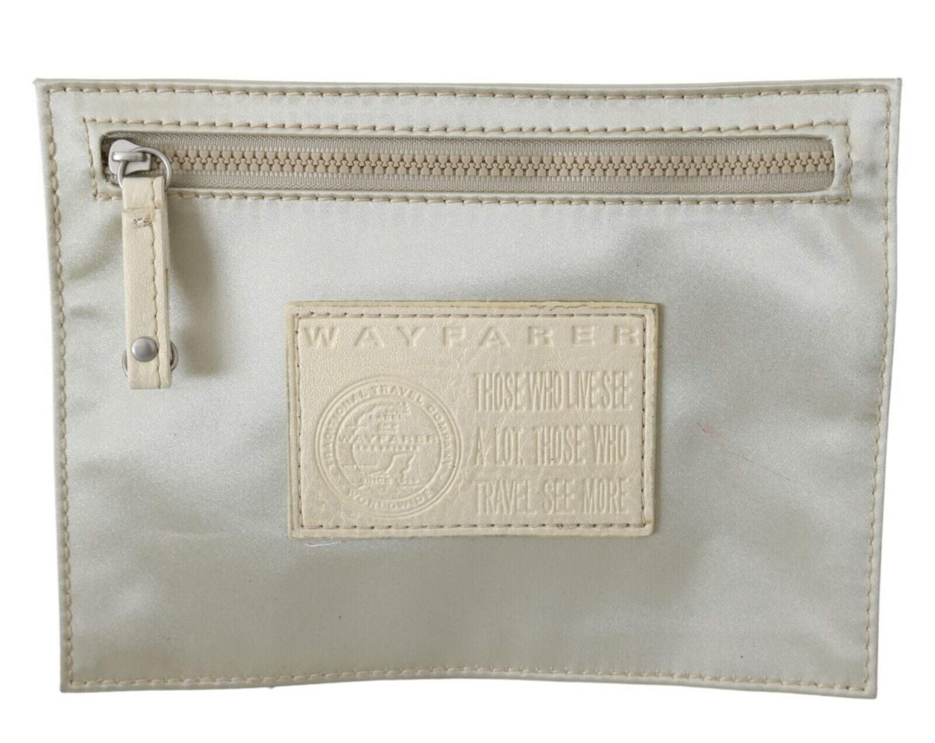 WAYFARER Elegant White Fabric Coin Wallet - Walmart.com