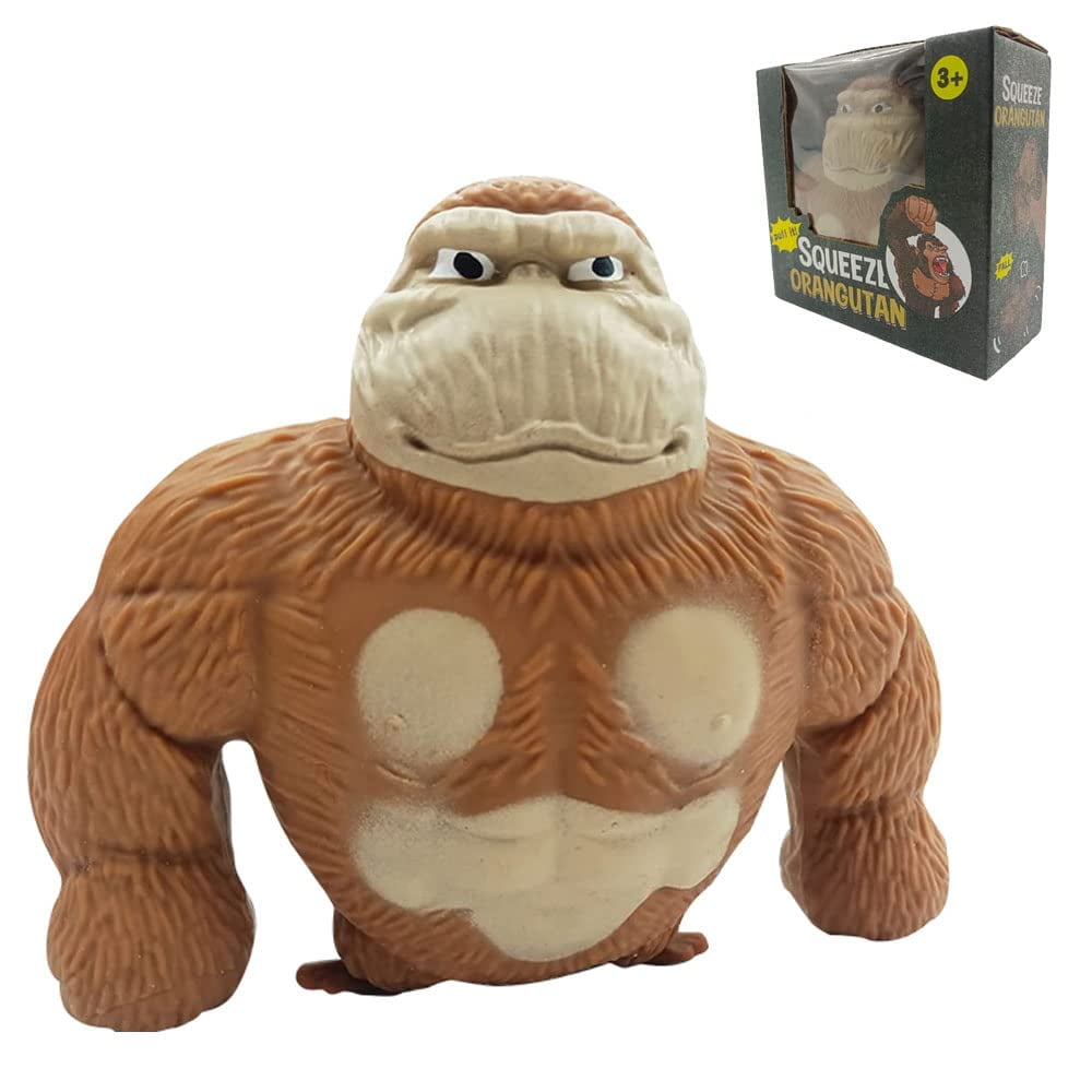WAYFENGLI Squishy Monkey Toy, Stretchy Gorilla Fidget Toy, Stress ...
