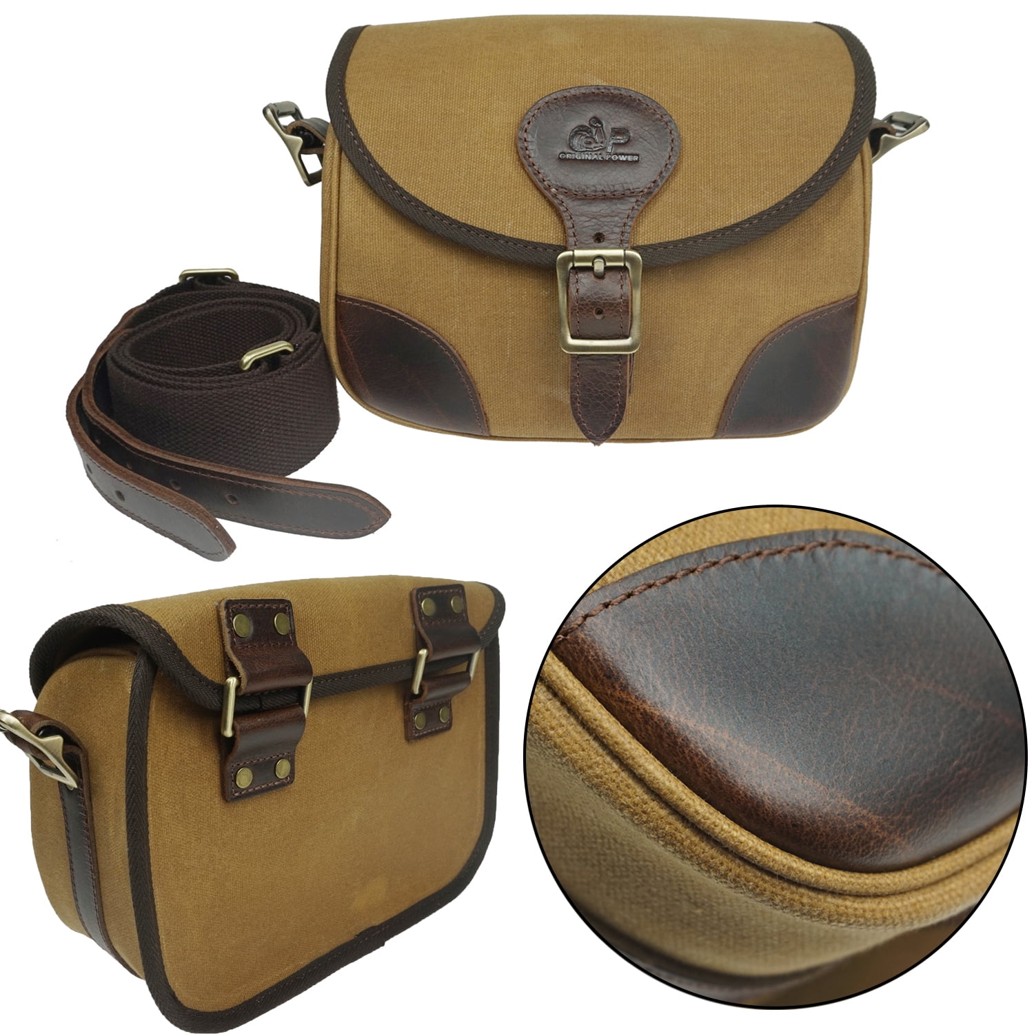 WAYNE'S DOG Canvas Hunting Trap Shooting Pouches Shotgun Shell Holder ...