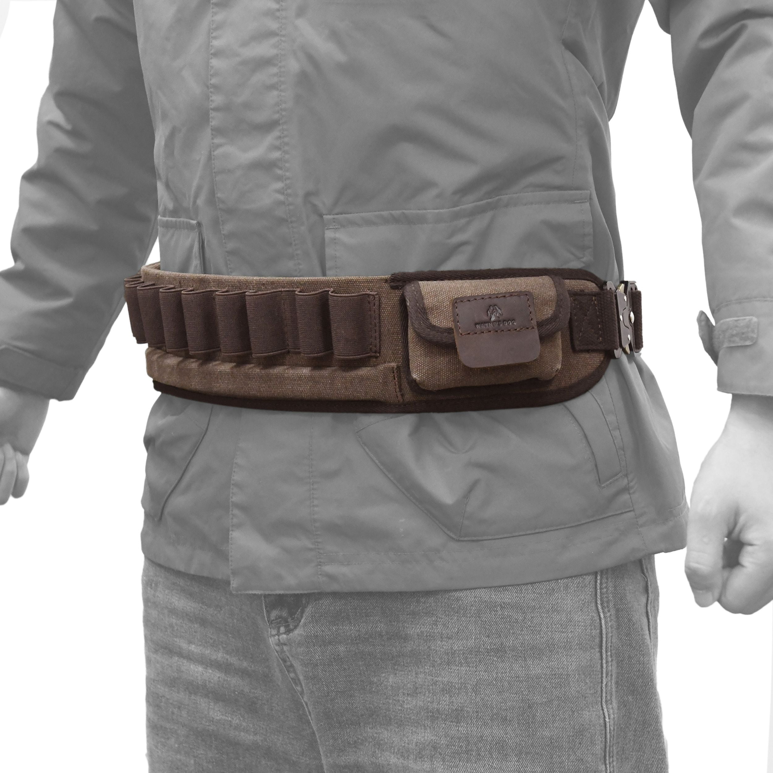 WAYNE'S DOG Canvas Shotshell Bandolier Bullets Belt Ammo Pouch for 12GA ...