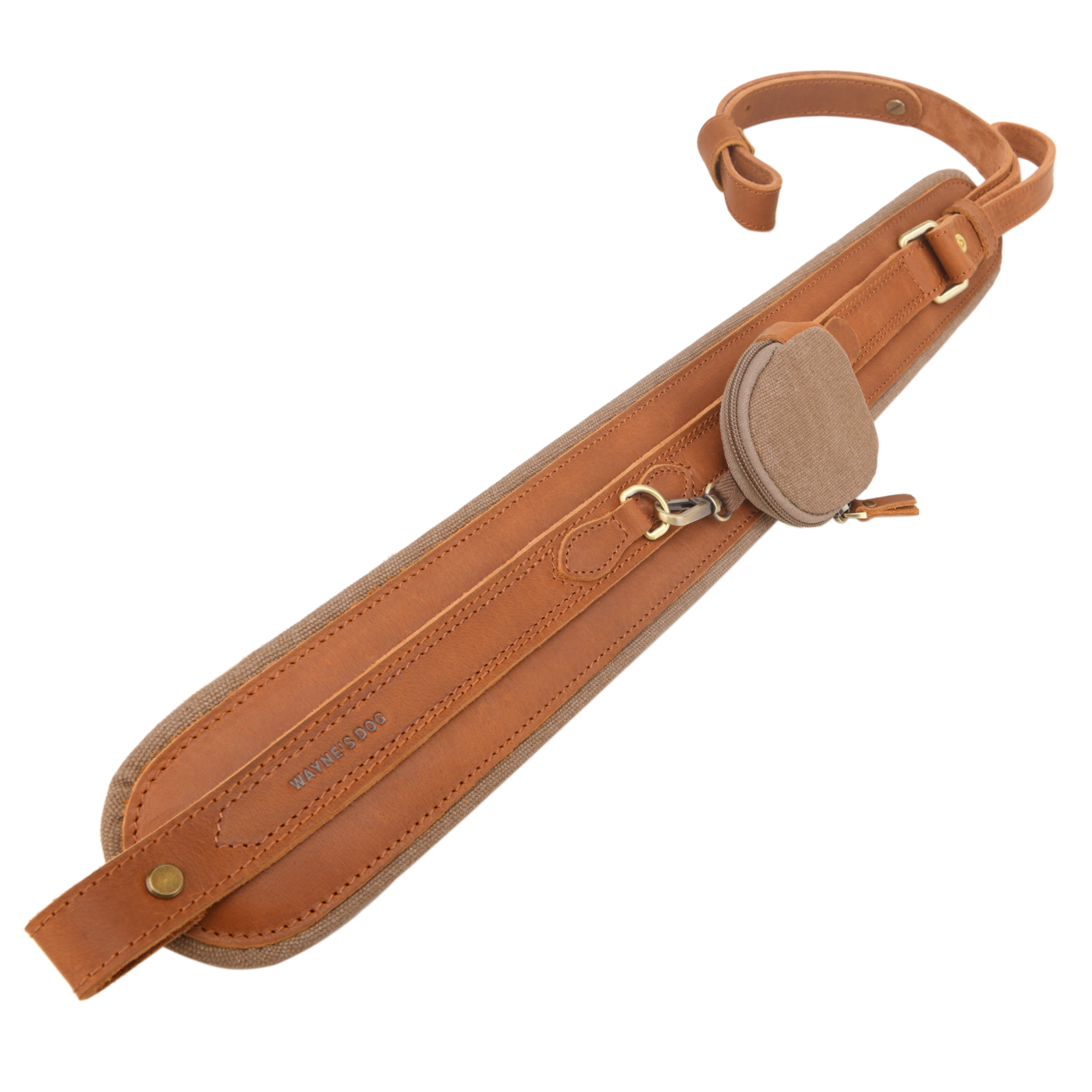WAYNE'S DOG Hunting Rifle Carry Sling Leather & Canvas Shotgun Shoulder ...