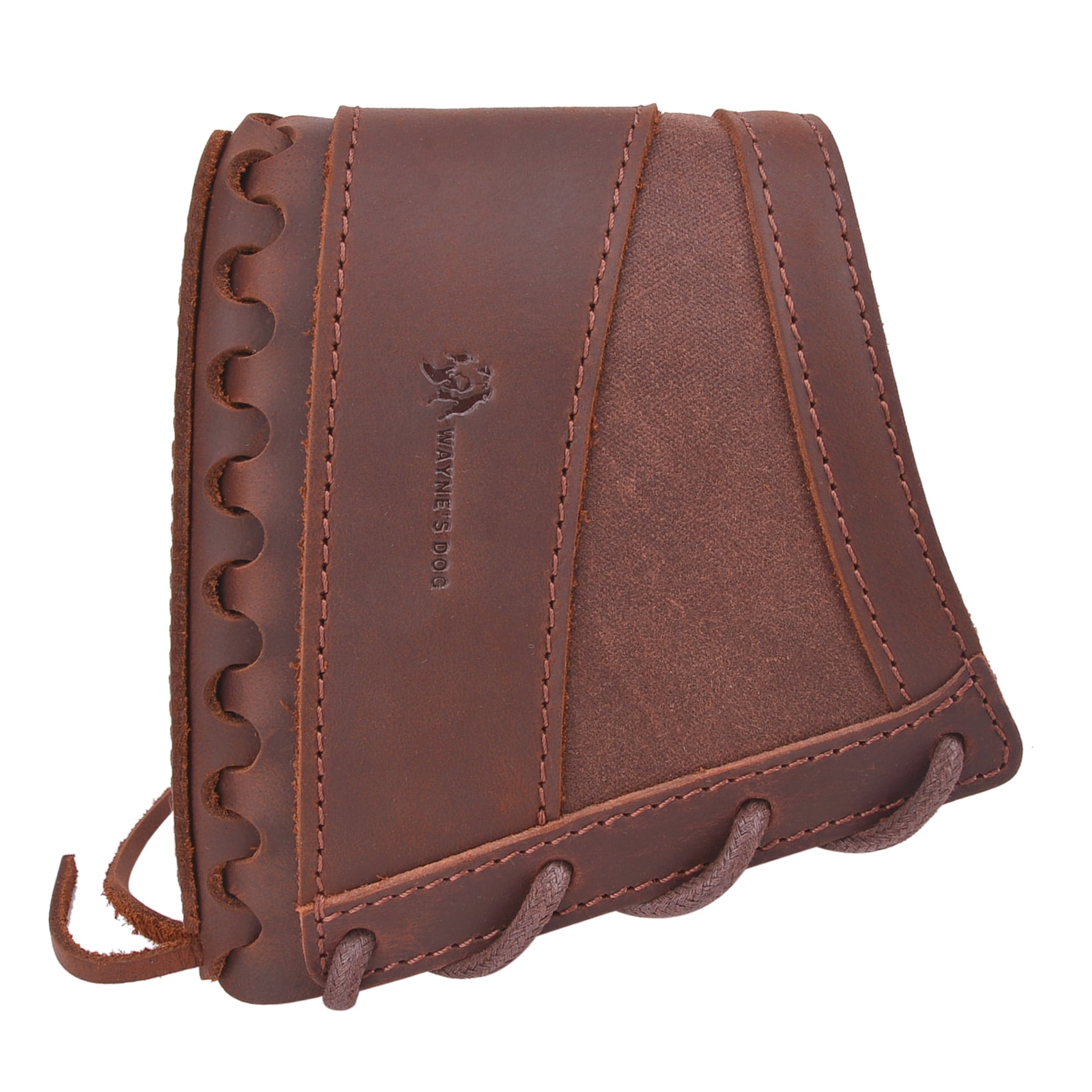 WAYNE'S DOG Leather Rifle Buttstock Canvas Recoil Pad Gun Stock Cover ...