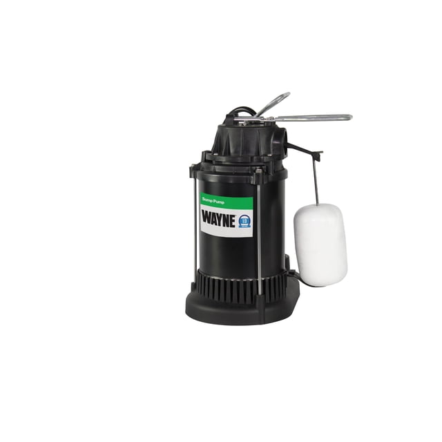 WAYNE SPF33 1/3 HP Thermoplastic Submersible Basement Water Sump Pump ...