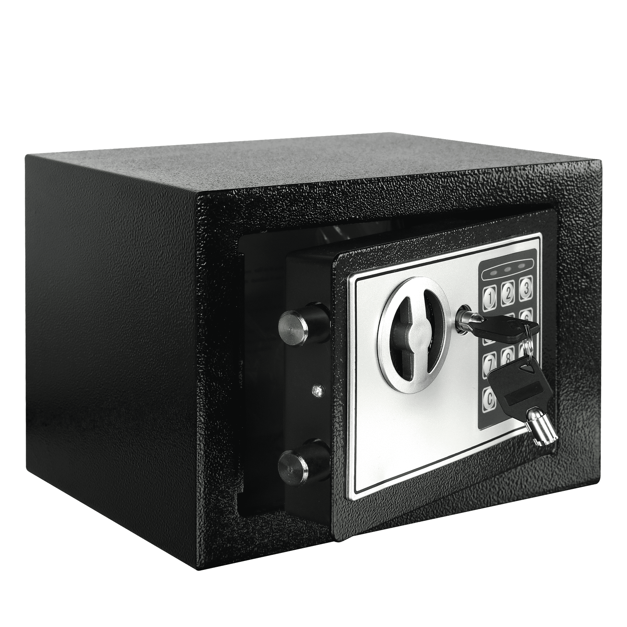 WAYPLUS Safe Box Fire Resistant Metal Cash Box Wall Mount Safe -Brown ...