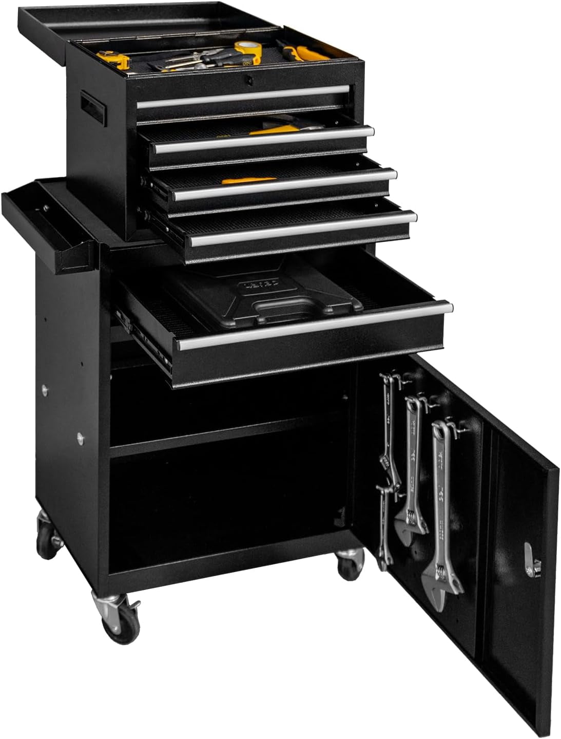 WAYTRIM 5-Drawer Rolling Tool Chest, Removable Tool Cabinet Box with ...