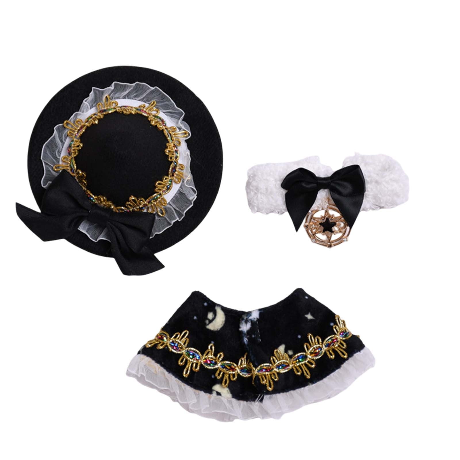 WAYUTE 17cm Macaron Doll Charms Fashion Outfit Accessories Set Mini ...