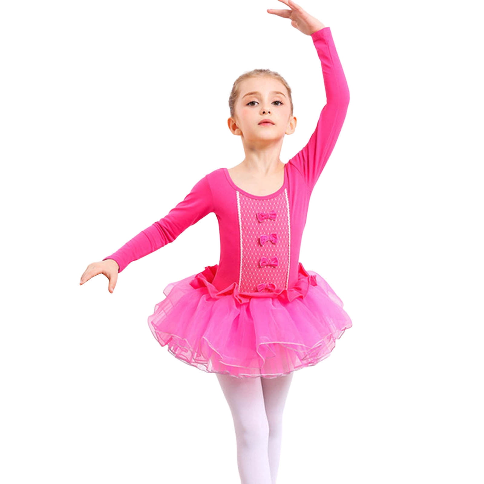 WAYUTE Girls' Dresses Classical Ballet Practice Tutu Dress for Dance ...