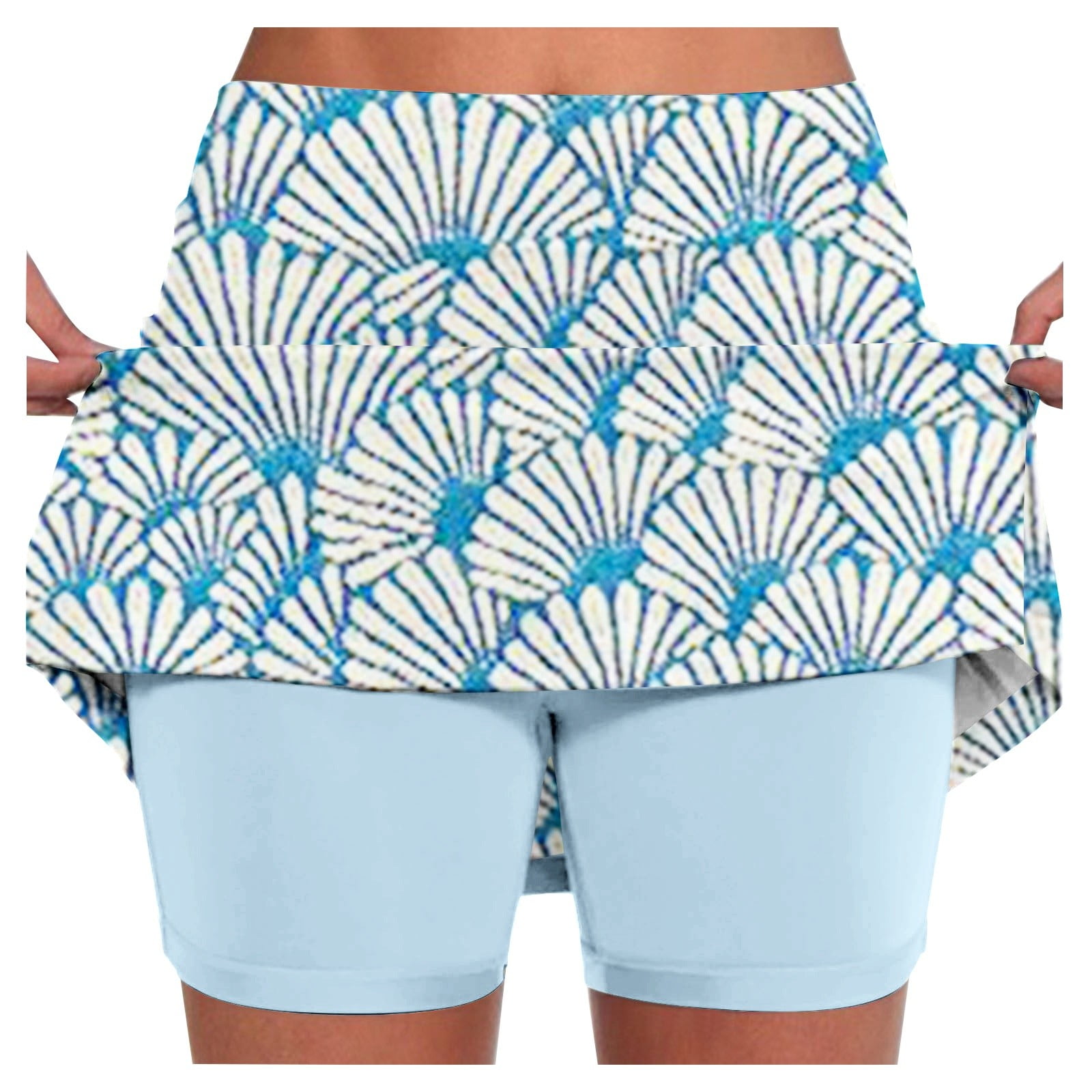WAYUTE Womens Shorts Skirt with Sports High Waist Tennis Skort with 2 ...