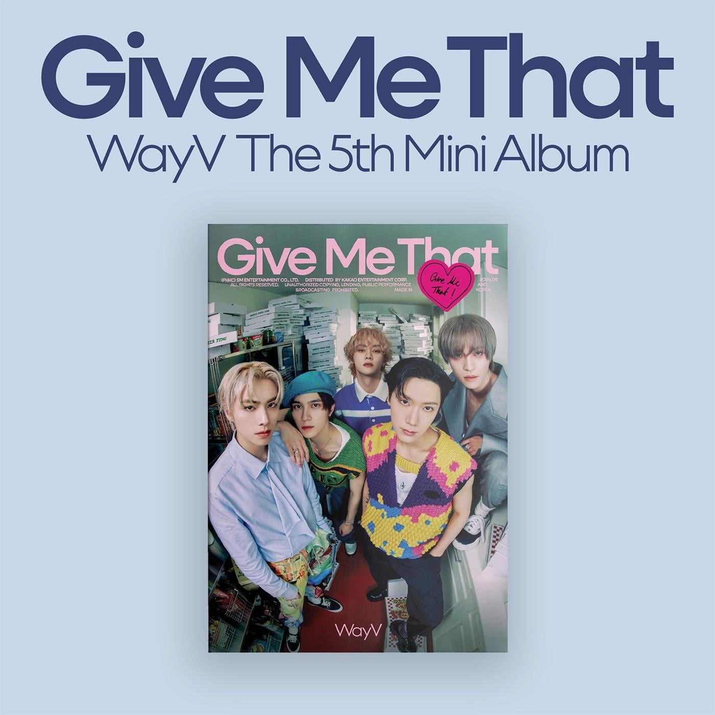 WAYV - [GIVE ME THAT] 5th Mini Album PHOTOBOOK B Version - Walmart.com
