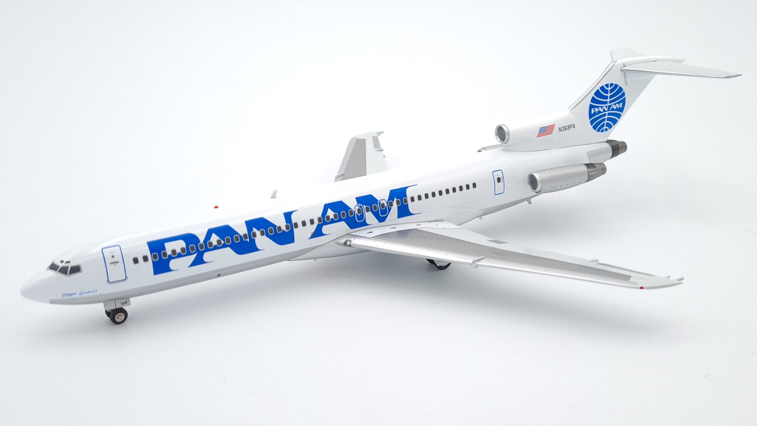 WB MODELS B727-200 PAN AM REG: N368PA AND COLLECTORS COIN - Walmart.com