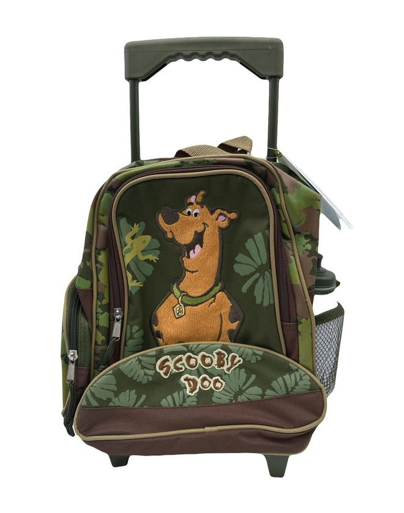 WB Scooby Doo Safari Pre-K Toddler Size Small Rolling Backpack ...