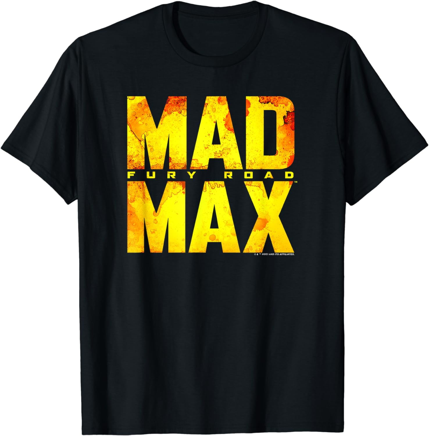WB100 Mad Max Fury Road Bold Gold Stack Movie Logo T-Shirt - Walmart.com
