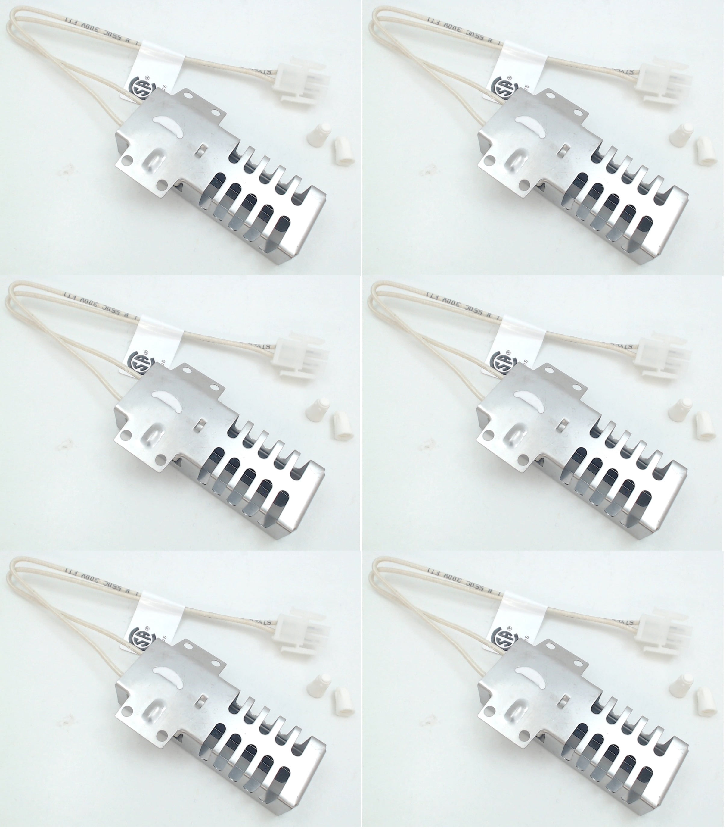 WB13K21 - Gas Oven Igniter 6 Pack for General Electric, AP2020569 ...