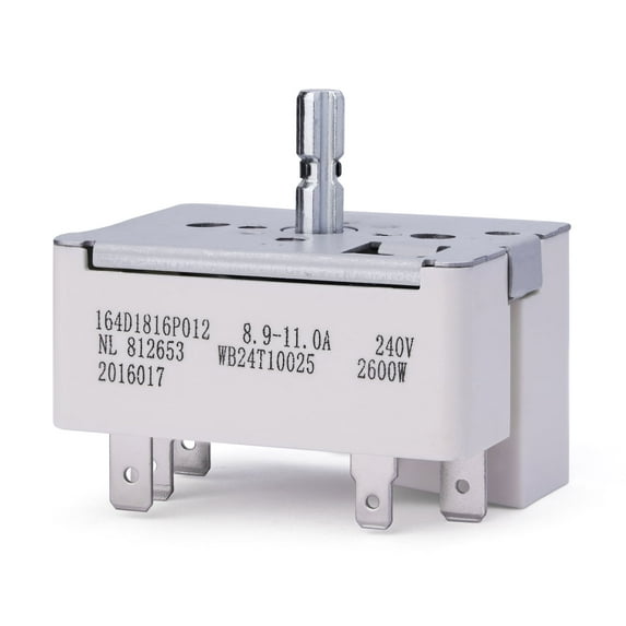 WB24T10025 Infinite Range Control Switch for GE 8 Inch Electric Stove ...