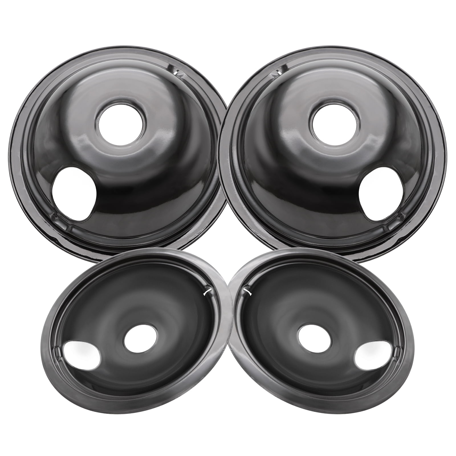 GE WB31M19/WB31M20 Electric Stove Drip Pans, Set of 4 - Walmart.com