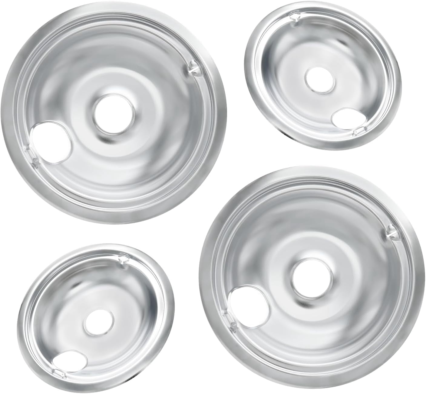 WB31T10010 and WB31T10011 Drip Pans for Electric Stove - Compatible ...