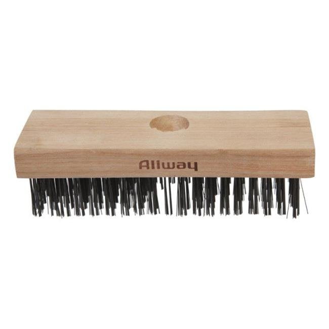 WB619 2.5 x 7 in. Wood Block Wire Brush - Walmart.com