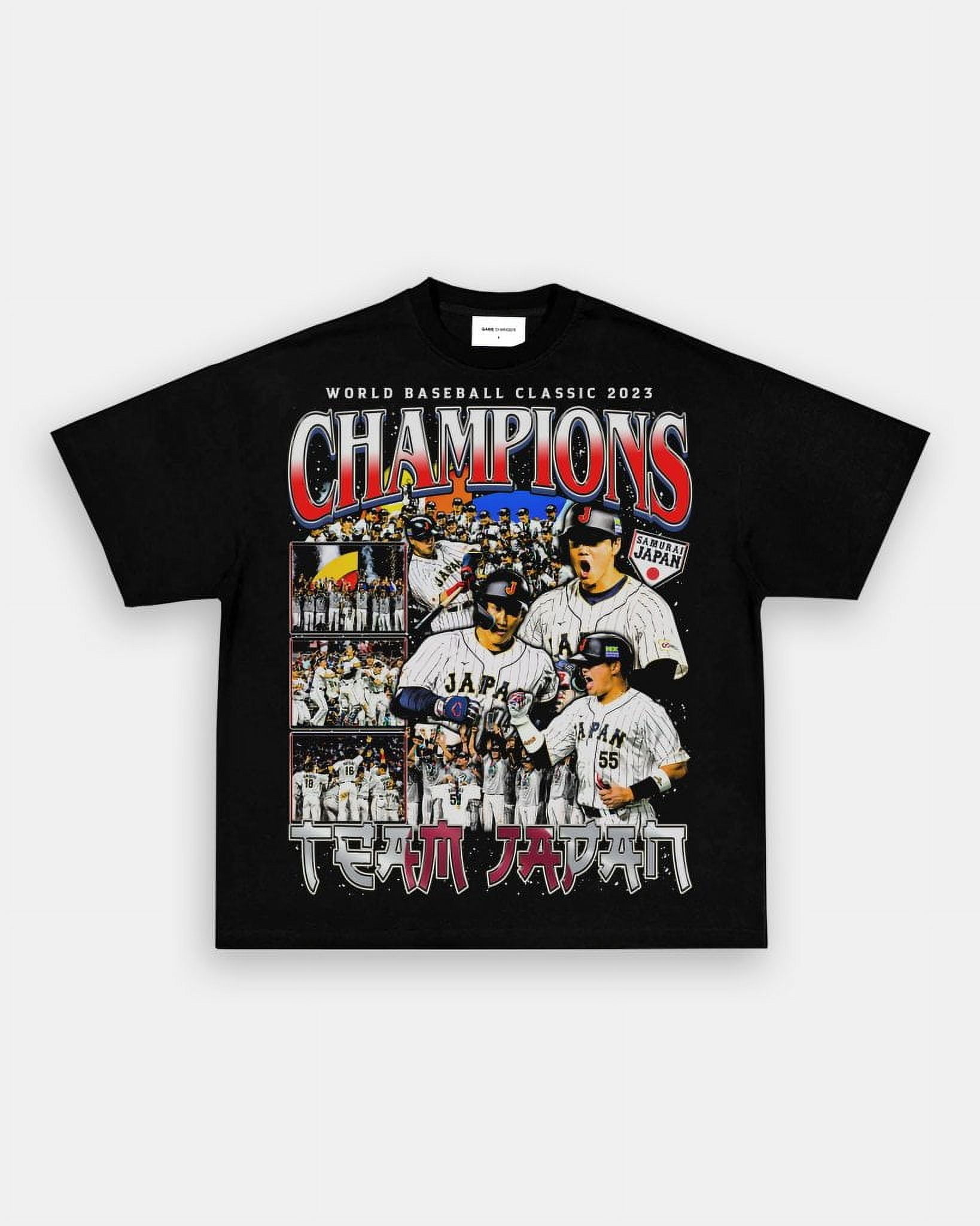 WBC TEAM JAPAN shirt, baseball bootleg shirt, gift for baseballl fans ...