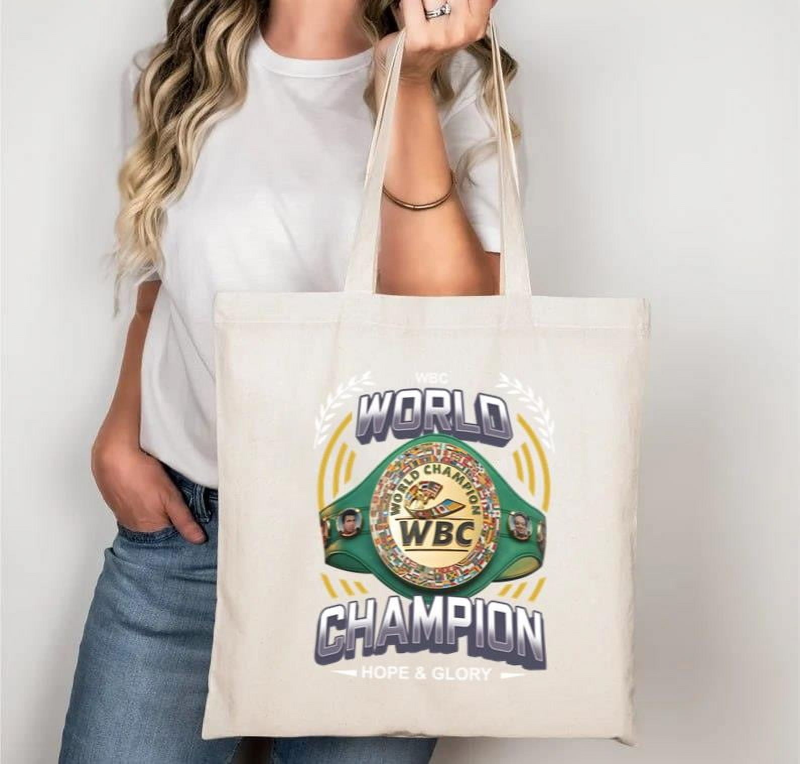 WBC, World Champion, Boxing, Sports, Championship, Belt, Winner, Fan Tote Bag Unisex - Walmart.com
