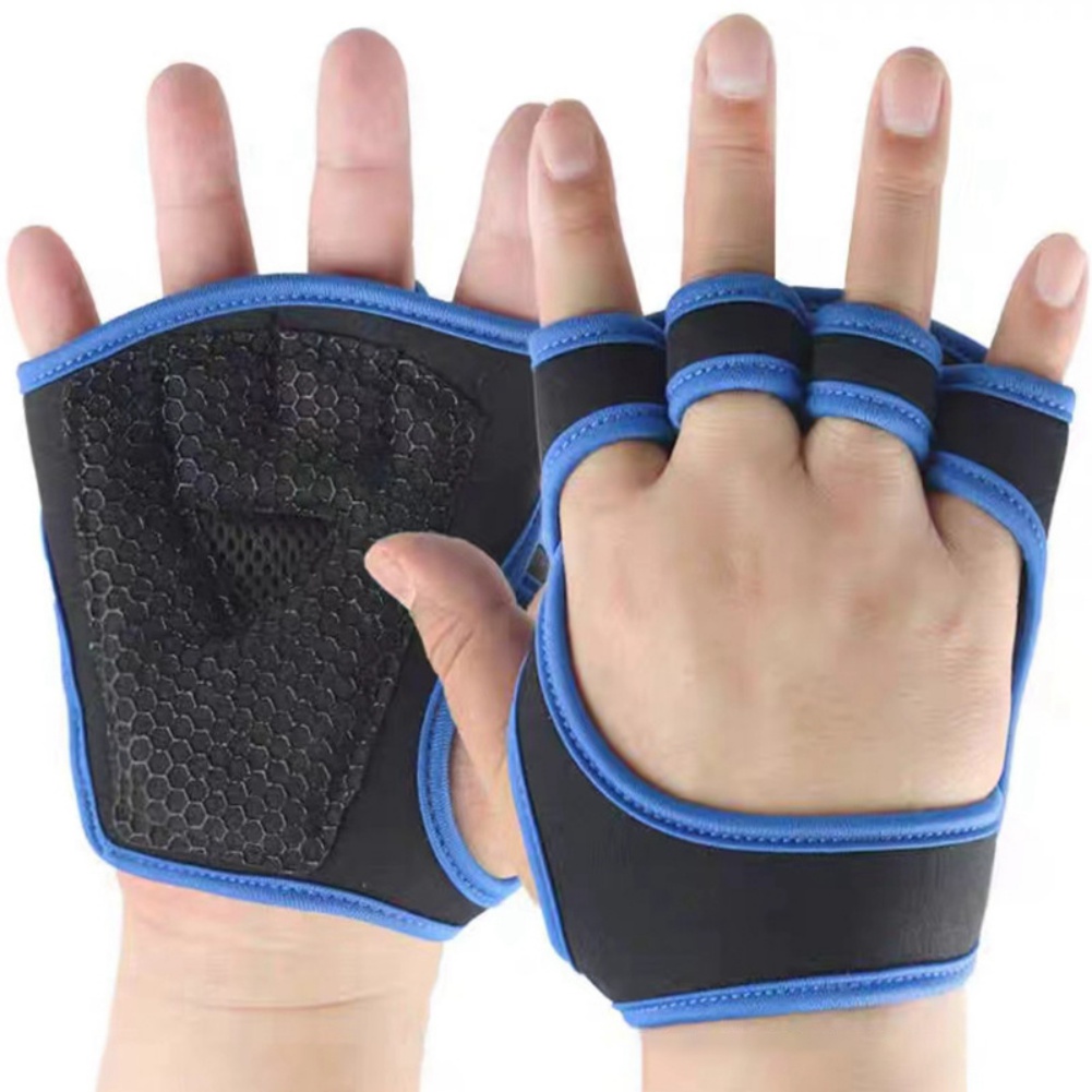 WBQ 1 Pair Sports Weight Lifting Gloves with Wrist Support, Work Out ...