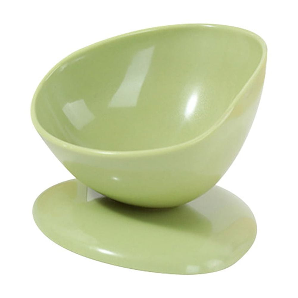 WBQ 3 Pcs Plastic Raised Cat Food Bowls Tilted Elevated Cat Food Bowl ...