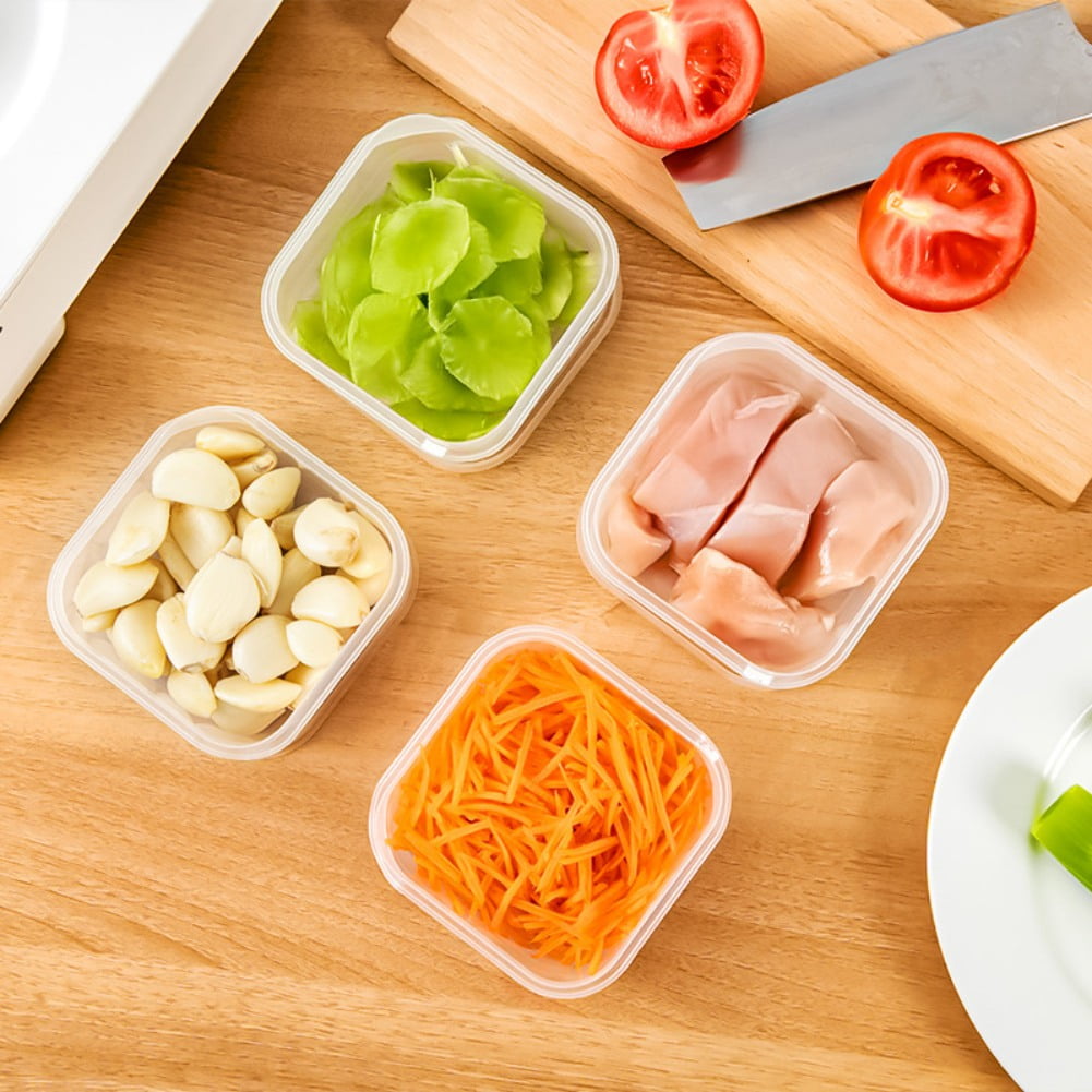 WBQ 6 PCS Fridge Frozen Meat Dispenser Crisper Box Freezer Storage ...