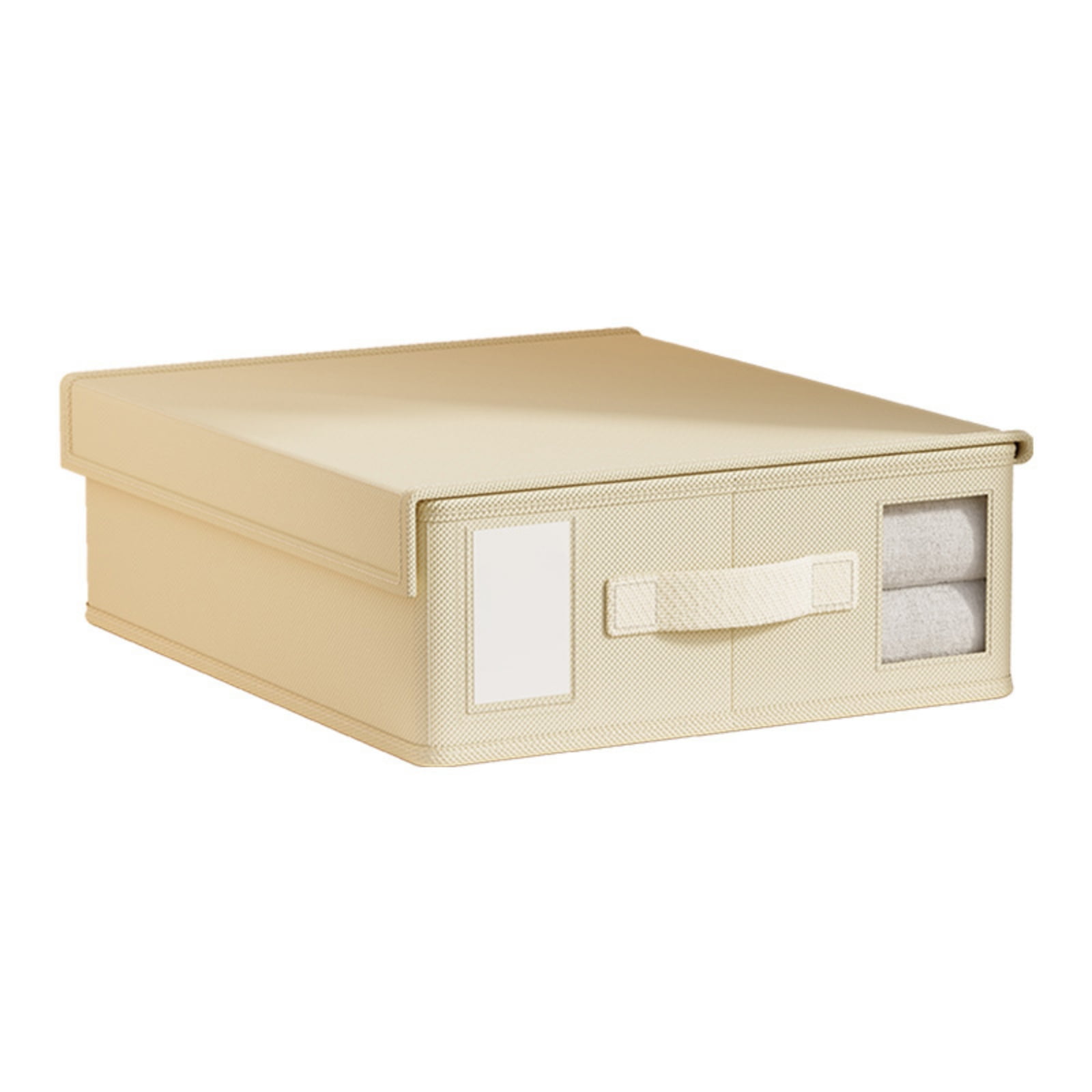 WBQ Bed Sheet Organizers and Storage with Clear Window and Label ...