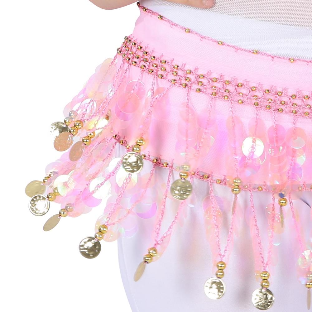 WBQ Belly Dance Hip Scarf, Sweet Belly Dance Skirt Wrap Around ...