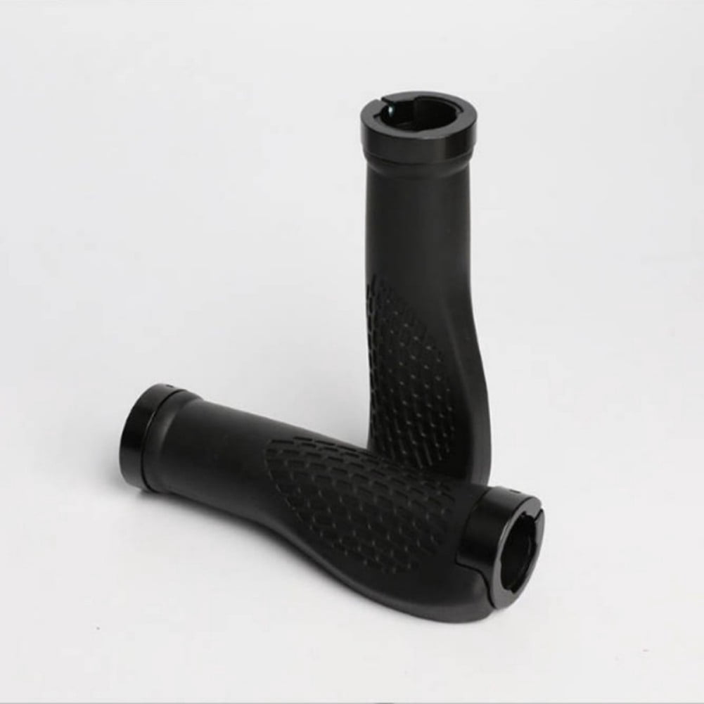 WBQ Bicycle Handlebar Grips, Single Lock Bike Grips with Soft Rubber, Anti-Slip Handlebar Grips ...