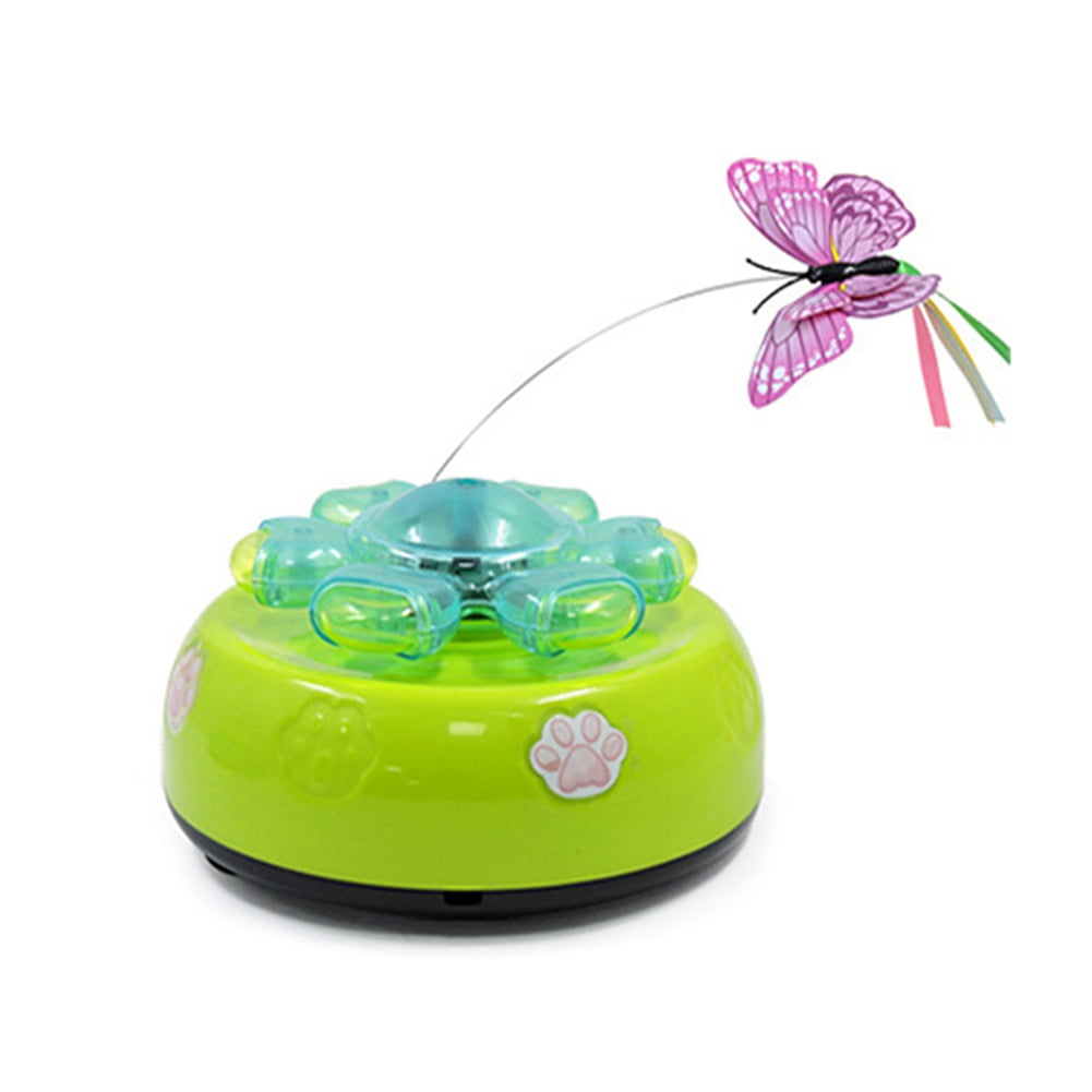 WBQ Cat Teaser Stick Multifunctional Feather and Lights USB Charging ...