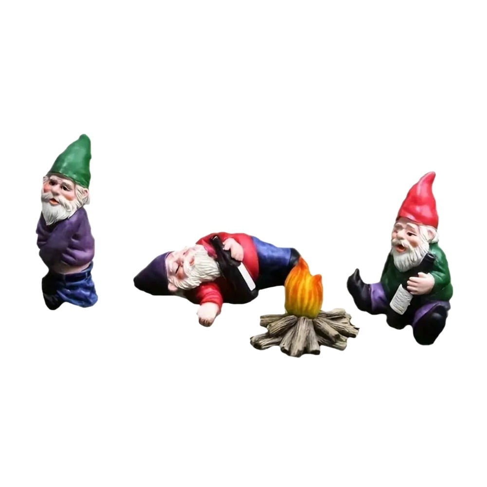 WBQ Christmas Resin Personalized Elf Garden Decorations, Creative Gnome ...