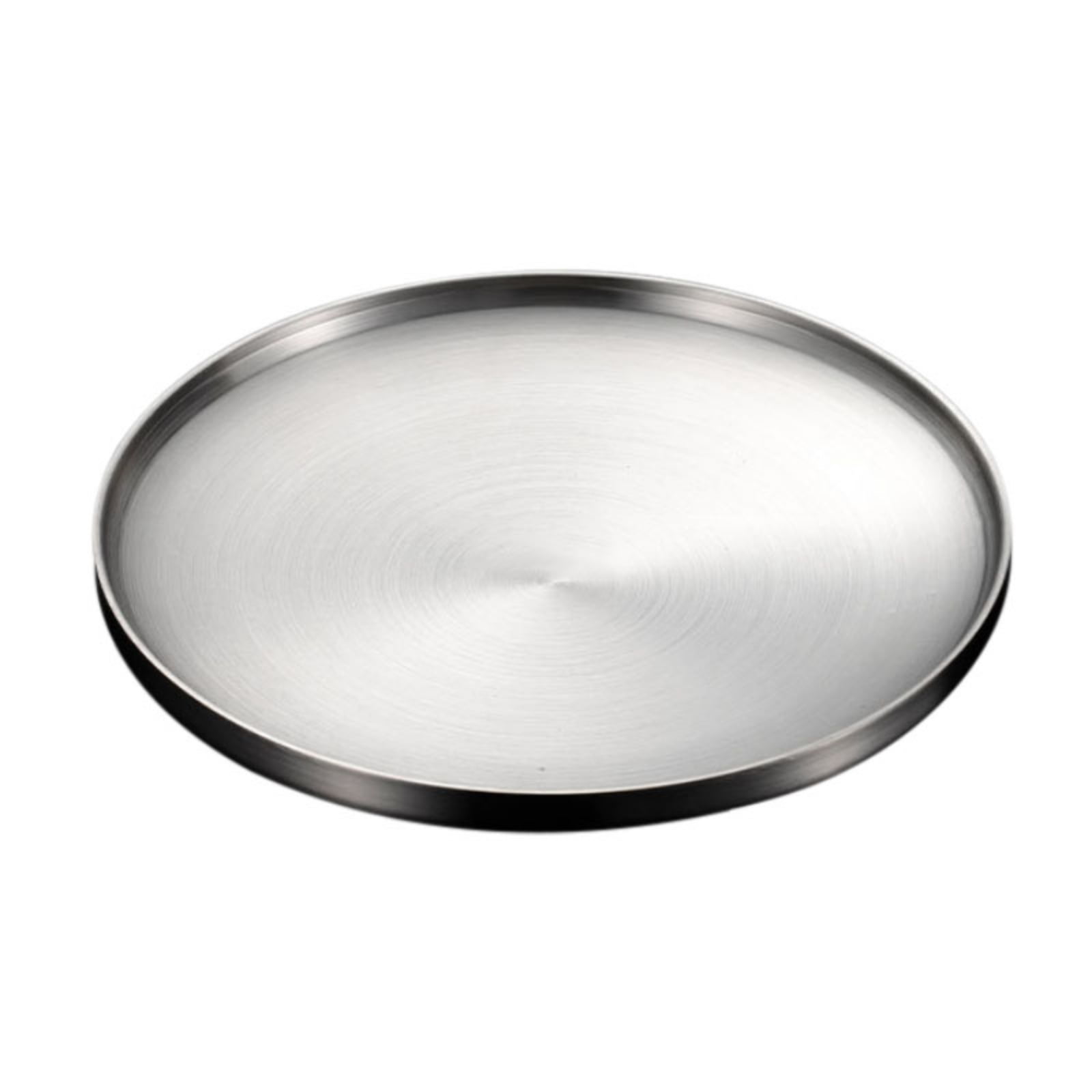 WBQ Dessert, Stainless Steel Fruit Food Grade Grilled Meat Disk Large ...