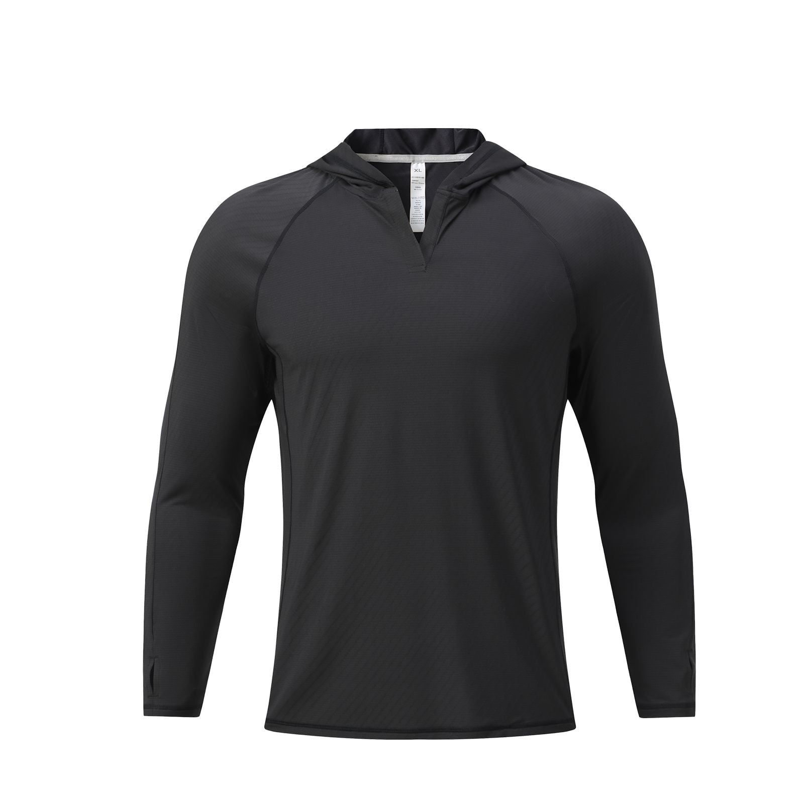 WBQ Hooded UPF 50+ Sun Protection T Shirts Long Sleeve Athletic Shirts ...