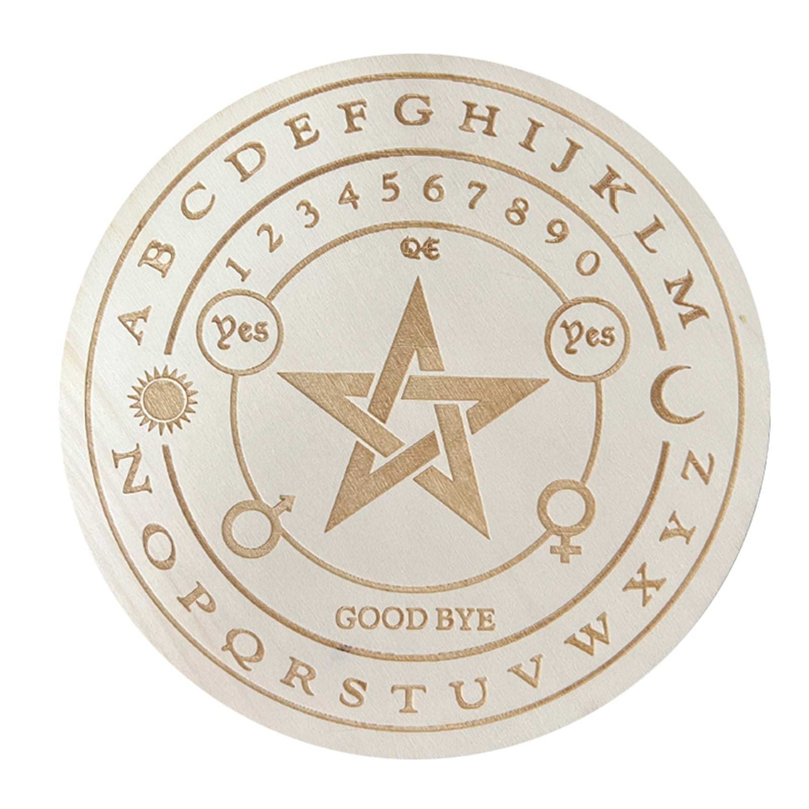 WBQ Pendulum Board Dowsing Divination, Wooden Pendulum Board Dowsing ...