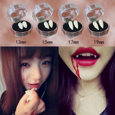 2PCS Vampire Teeth Custom Fangs Vampire Fangs Fake Denture for Cosplay ...