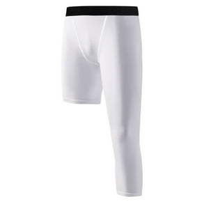 Shop One Leg Compression Pants for Sports and Fitness in Black