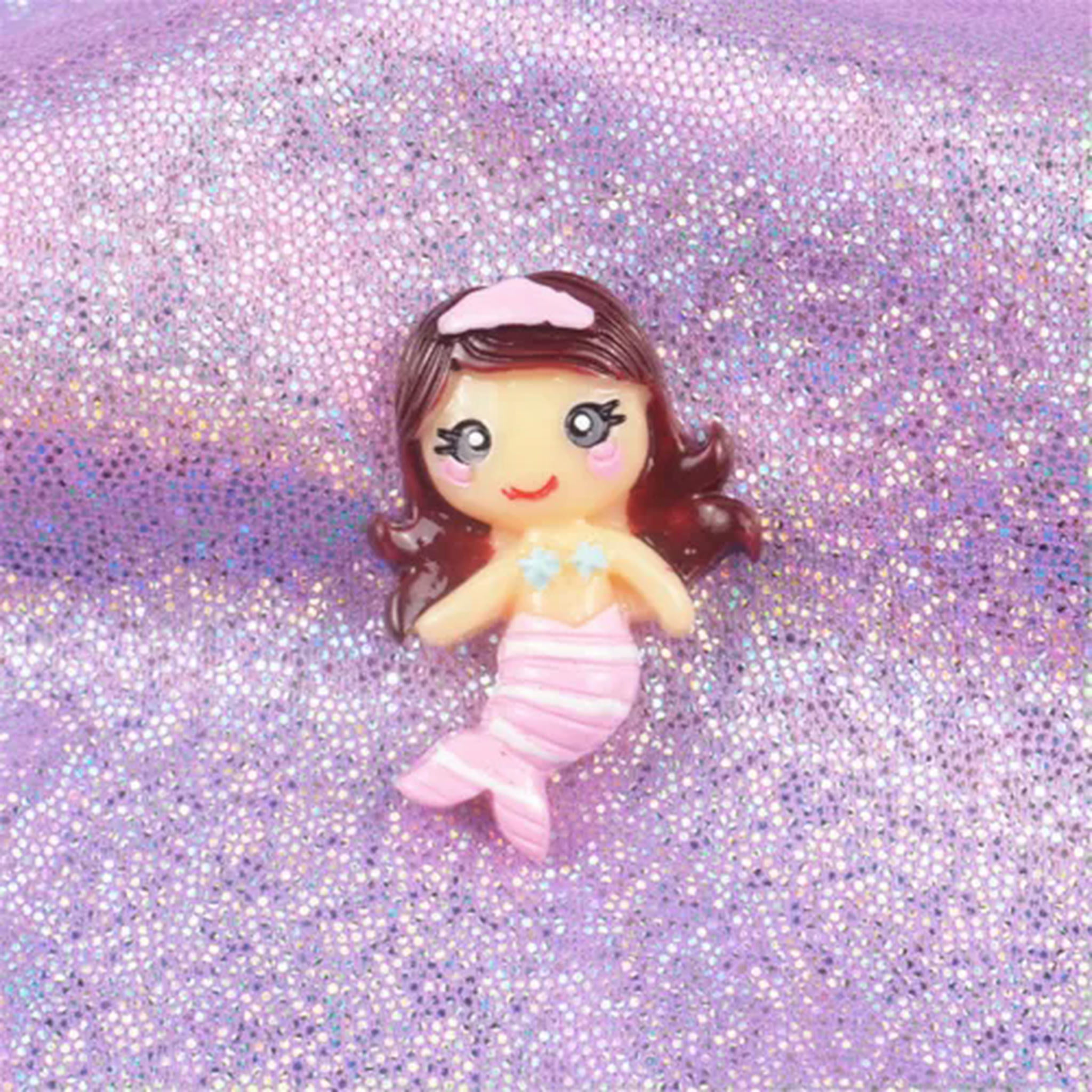 WBQF 2-3cm Cartoon Resin Cute Mermaid EmBeIlishments Flatback ...