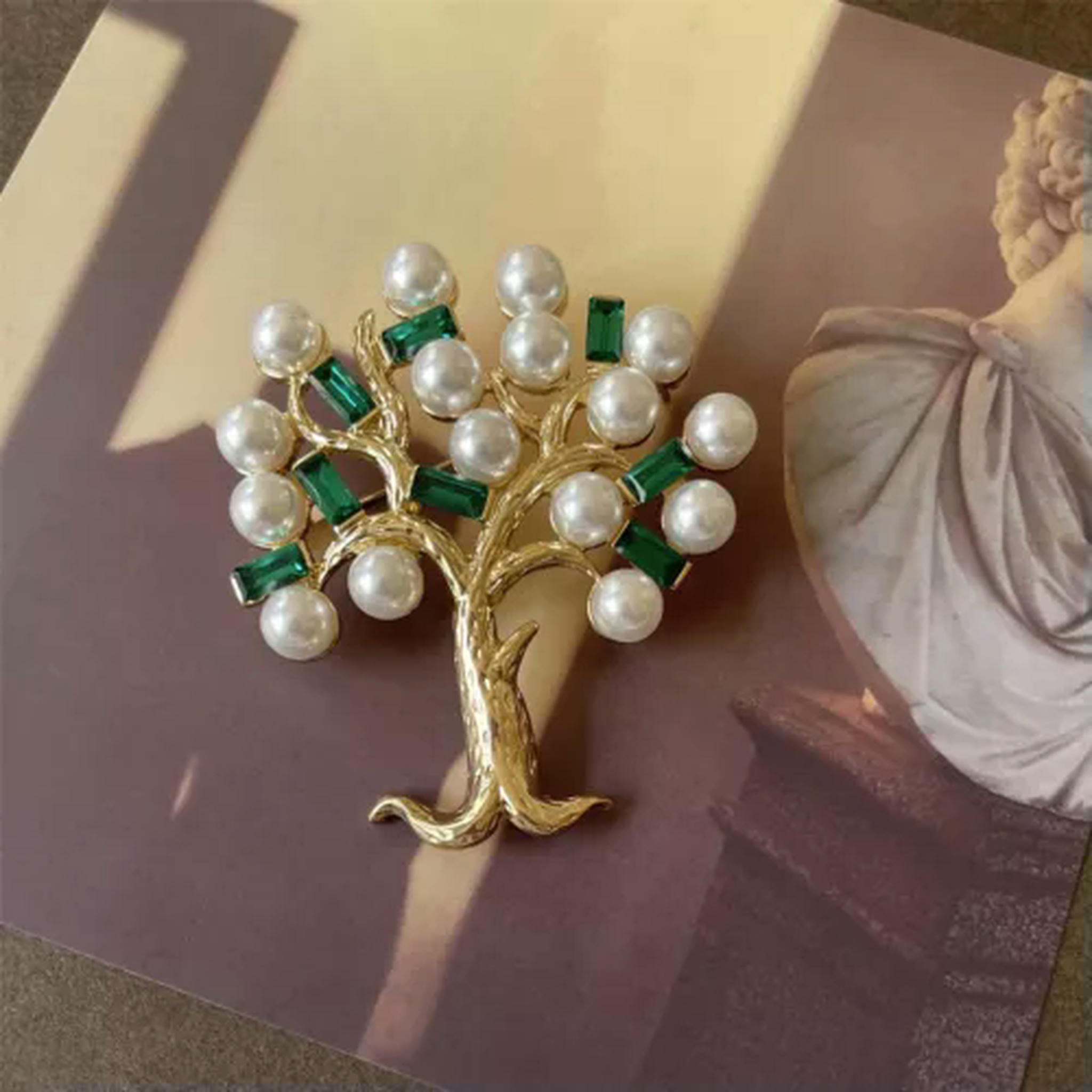 WBQF Baroque Women Palace Style Cross Brooches Pins Retro Metal Badges ...