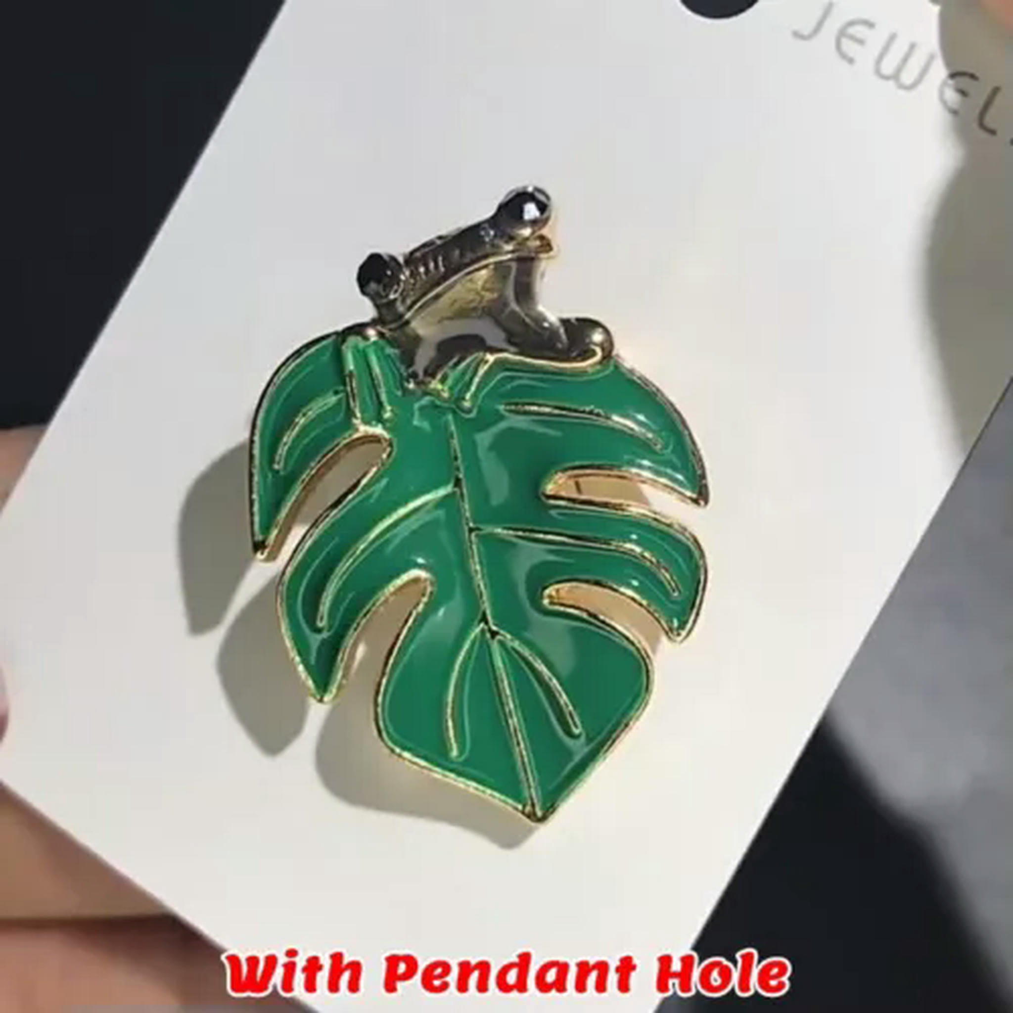 WBQF Beauty Frog Brooches Women Men Rhinestone Fun Animal Pins Fashion ...
