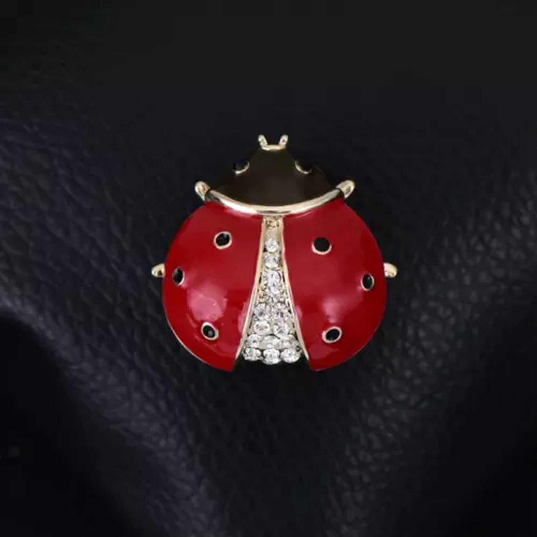 WBQF Fashion Cute Cartoon Brooches Creative Ladybug Brooch Vintage ...