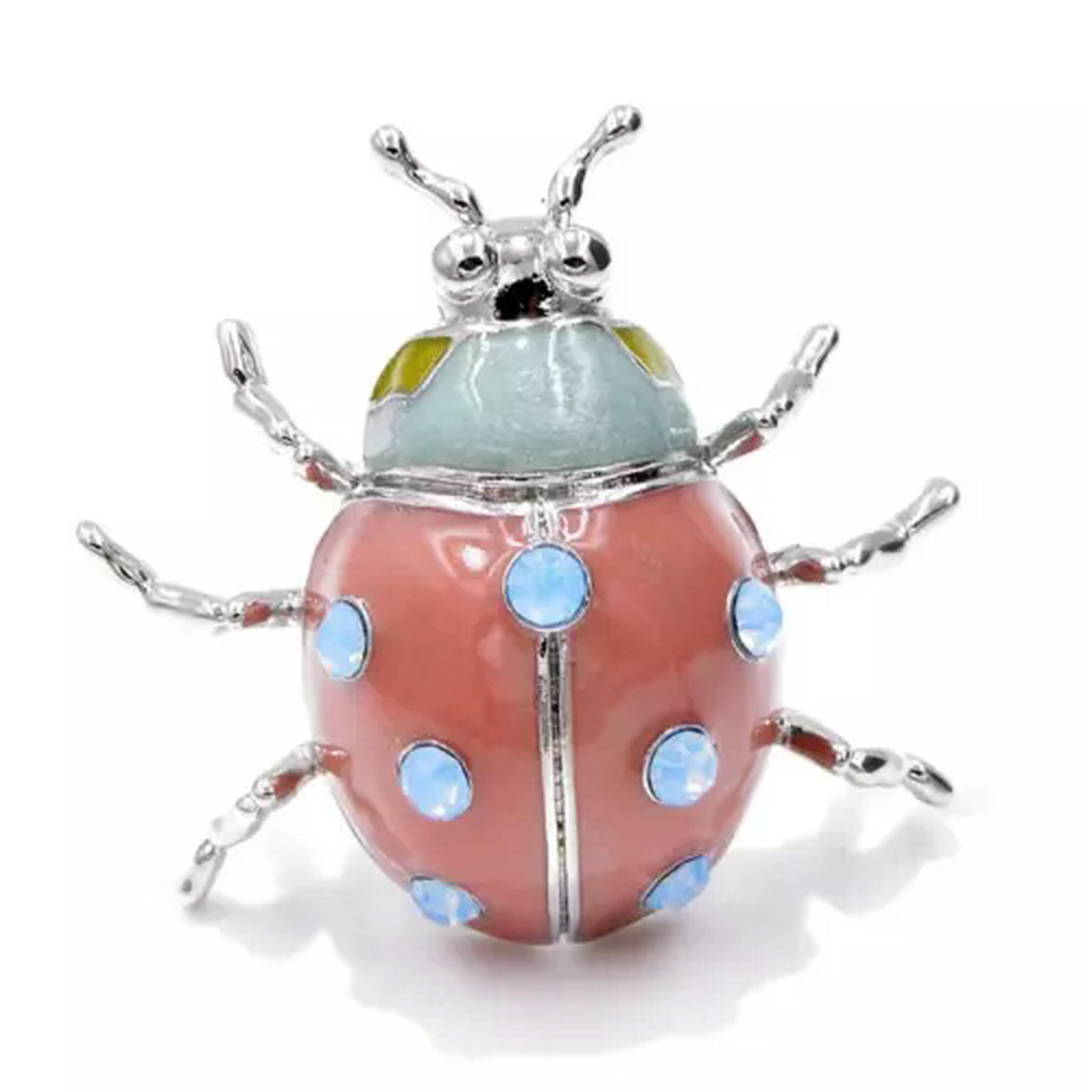WBQF Fashion Cute Cartoon Brooches Creative Ladybug Brooch Vintage ...
