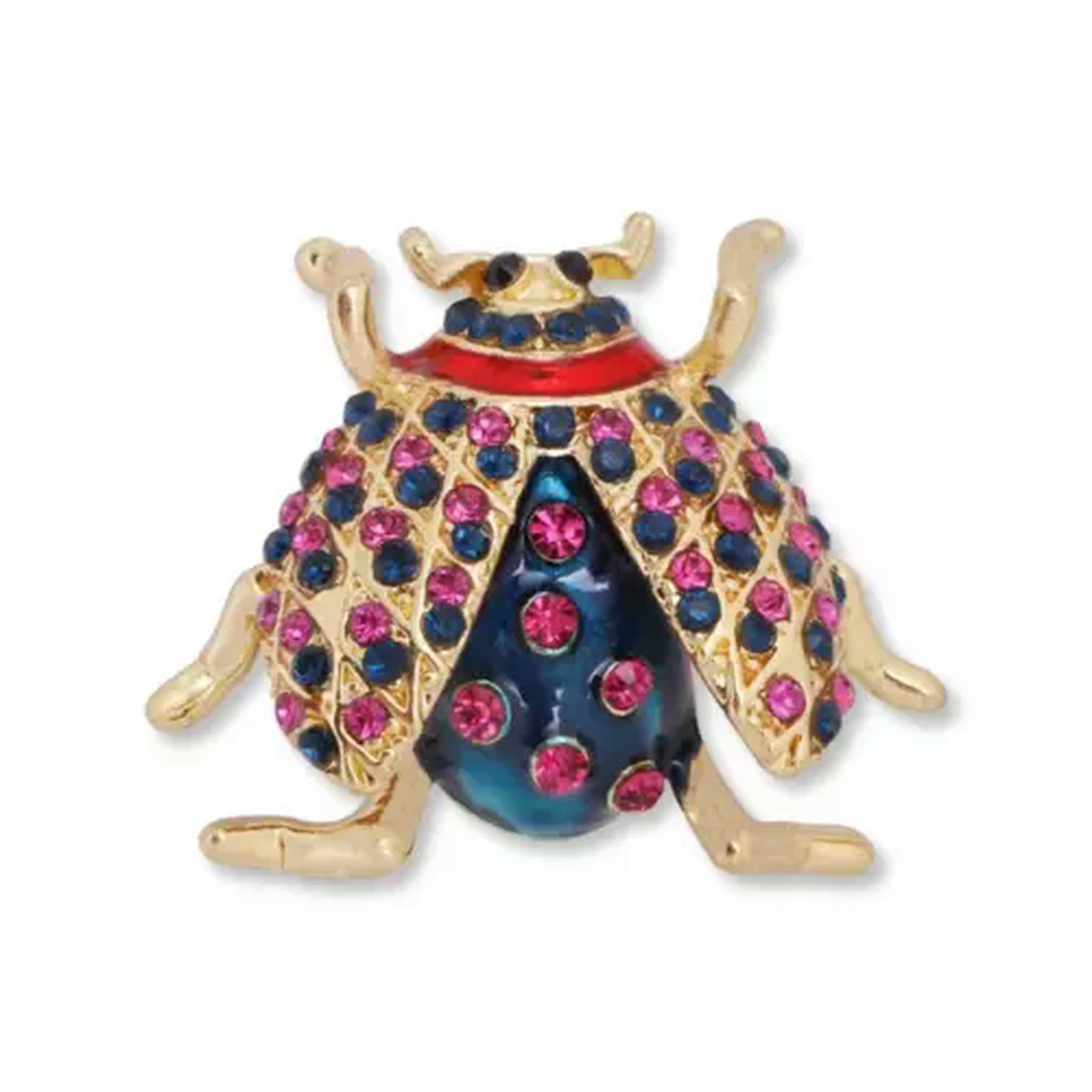 WBQF Fashion Cute Cartoon Brooches Creative Ladybug Brooch Vintage ...
